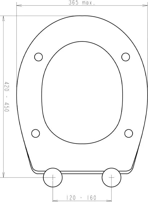 Mereo Mereo, WC sedátko pro VSD74, CSS117 (3556)