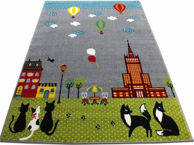 Dětský koberec Kočky - 120 x 170 cm