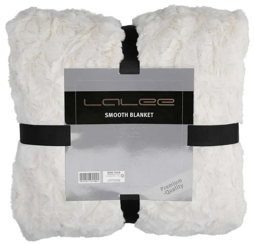 Lalee Deka Smooth Blanket Ivory Rozměr textilu: 150 x 200 cm