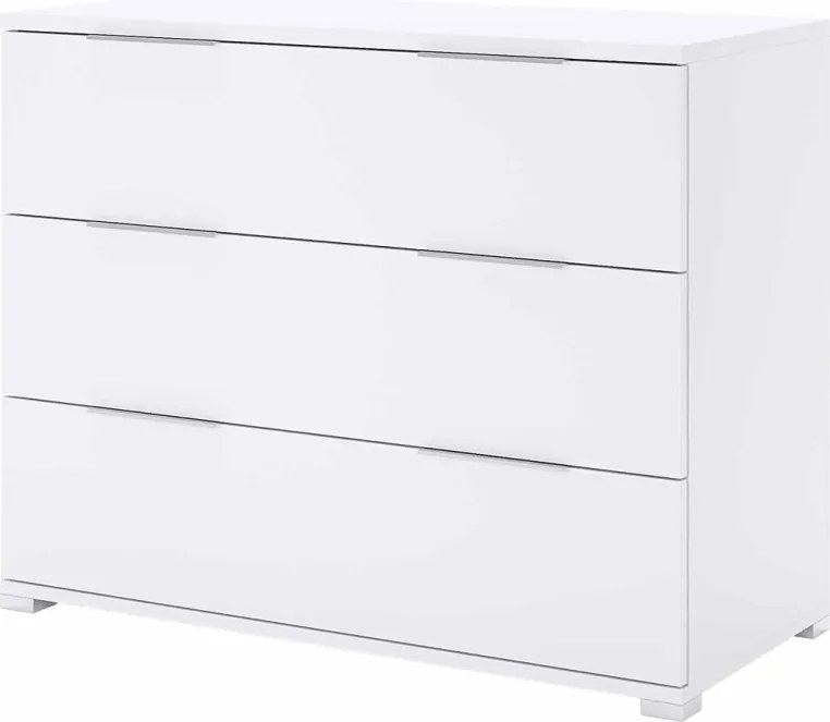 Komoda 3šx Super Mat Bílá Barton