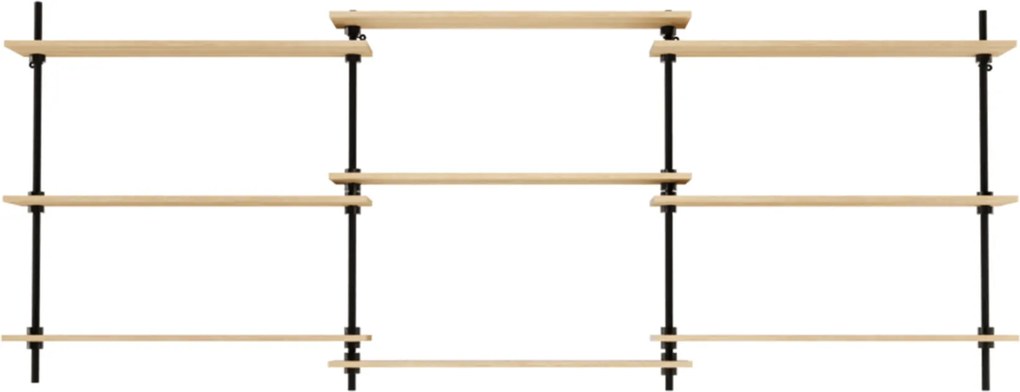 AR Shelving Nástěnný regálový systém »Deco« (92,5x235x17x5 cm)