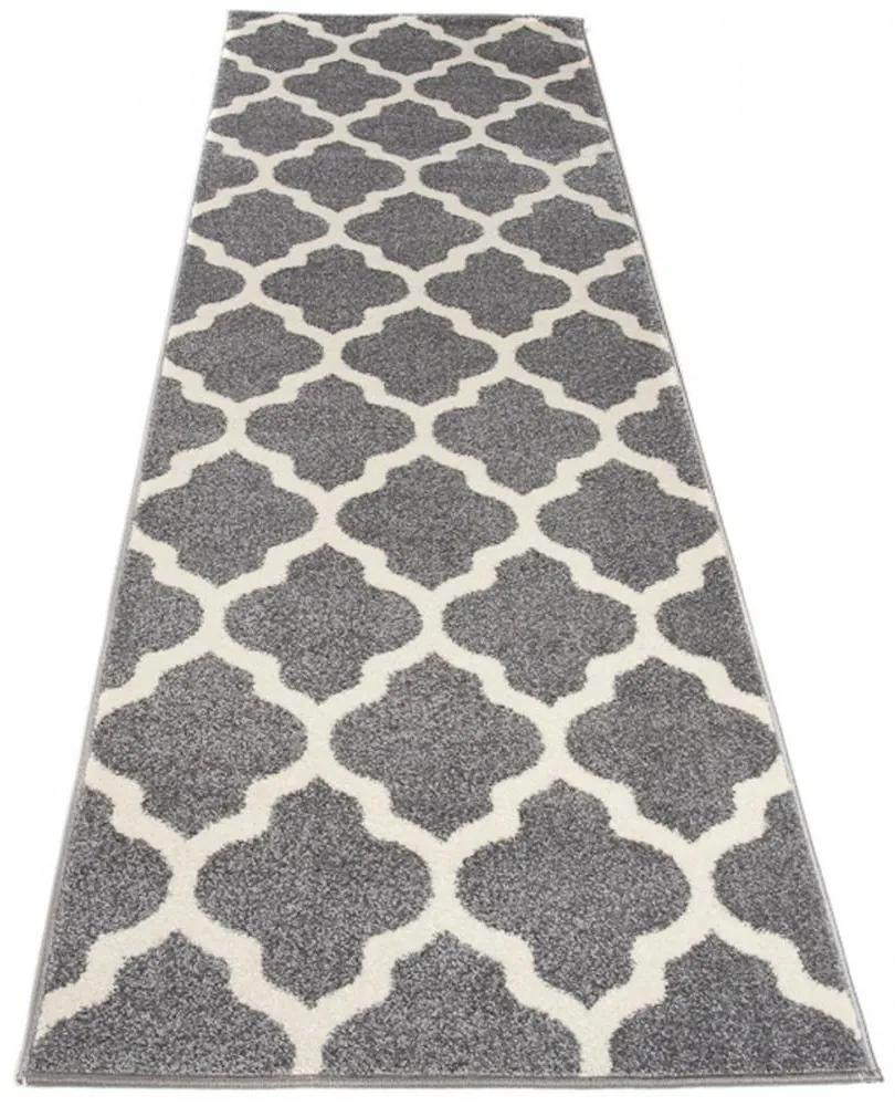 Kusový koberec Berda šedý atyp 70x200cm