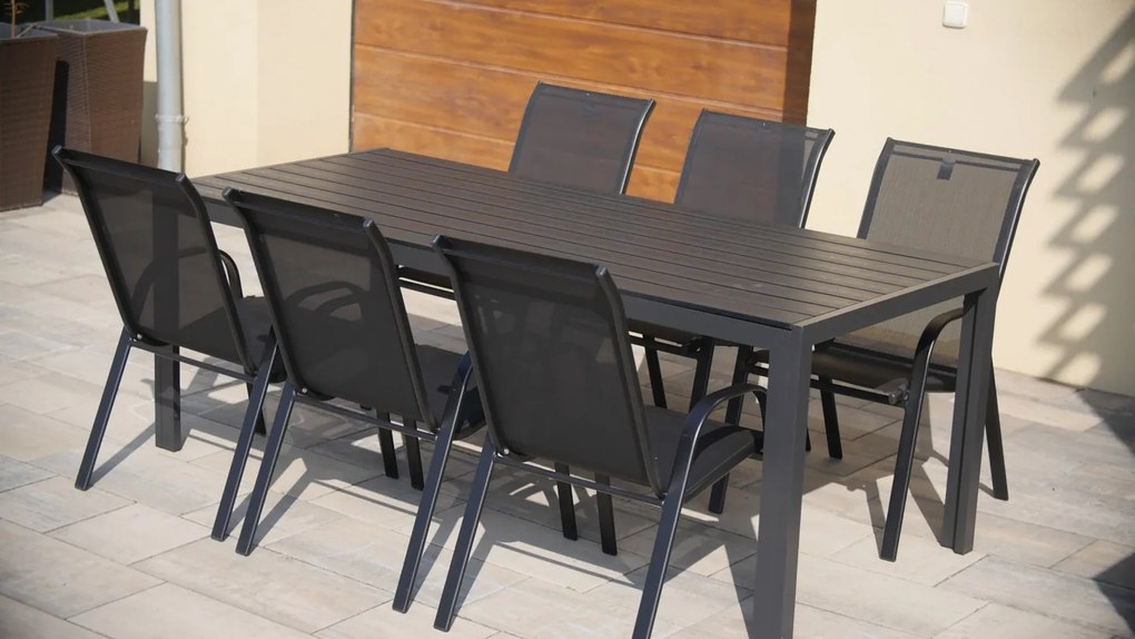 Nábytek Texim Zahradní jídelní set VIKING XL 190cm + 6x židle RAMADA
