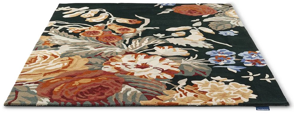 Sanderson Stapleton park 45318 140x200cm Navy Burnt Orange