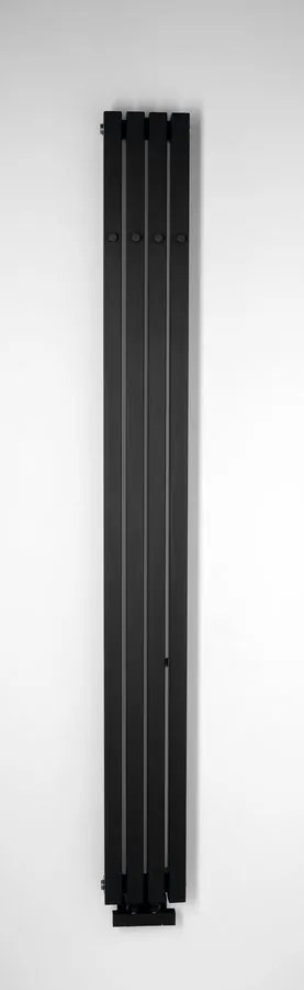 Sapho Sapho, LETIZIA topné těleso 190x1800 mm, černý mat, IR247B