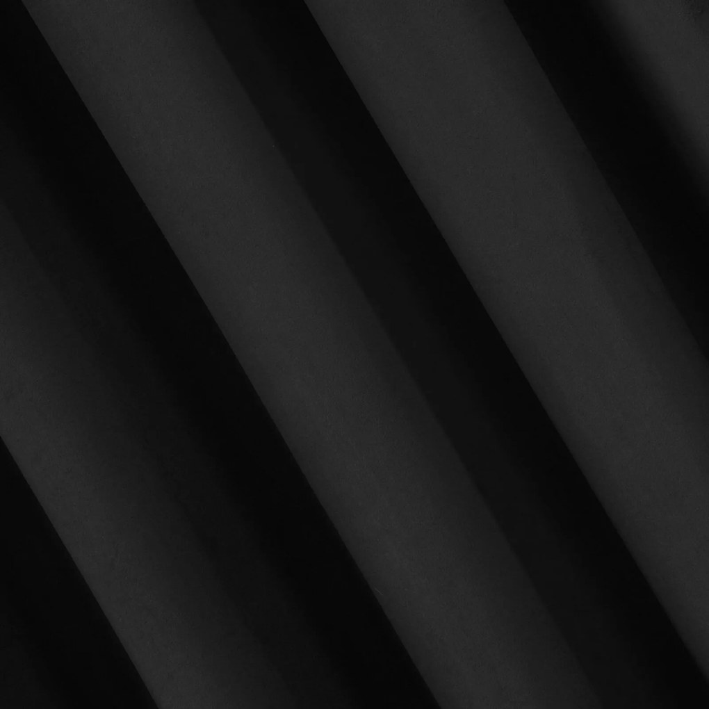 ZATEMŇOVACÍ ZÁVĚS NA PÁSCE PIERRE CARDIN SIBEL 140X270 CM ČERNÁ