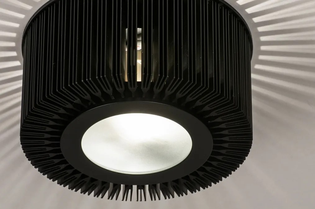 Stropní designové svítidlo do chodby Sunshine Black