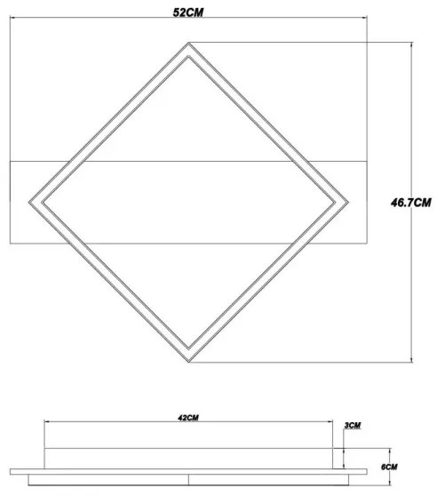 Globo 67330-18 - LED Stropní svítidlo BEATRIX I LED/18W/230V