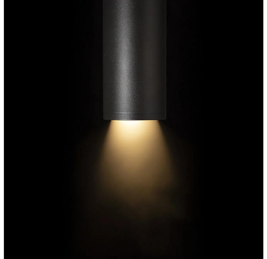 Rendl R13780 stropní svítidlo OPTIMUS, černé, 230V, GU10, 10-50°, 20cm