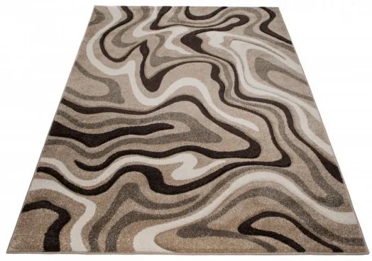 Koberec Sumatra C301B 3D Contour Cut tmavě béžový