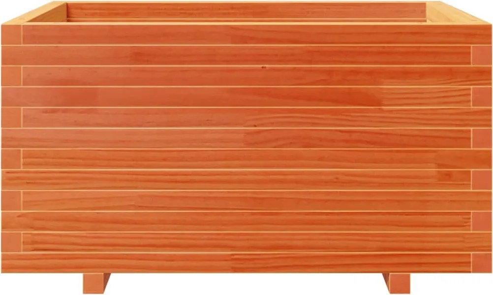 Zahradní truhlík voskově hnědý 90x60x49,5 cm masivní borovice 3282566