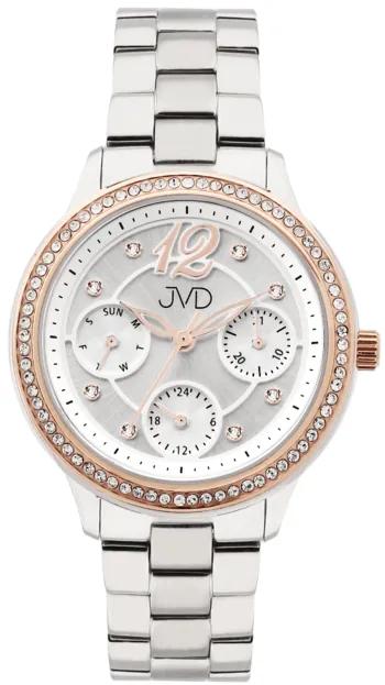 Dámské luxusní náramkové designové hodinky JVD JG1014.2 - multifunkční chronografy