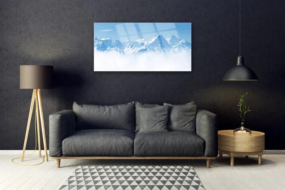 Plexisklo-obraz Hory Mlha Krajina 100x50 cm