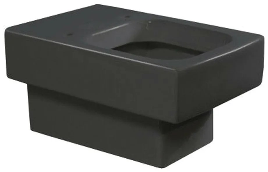 Duravit Vero - Závěsné WC 37x54 cm, černá 2217090864