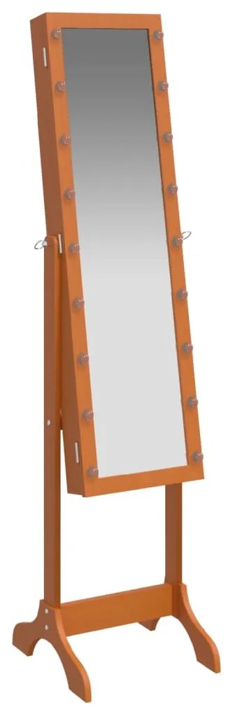 Volně stojící zrcadlo s LED 34 x 37 x 146 cm - Default Title