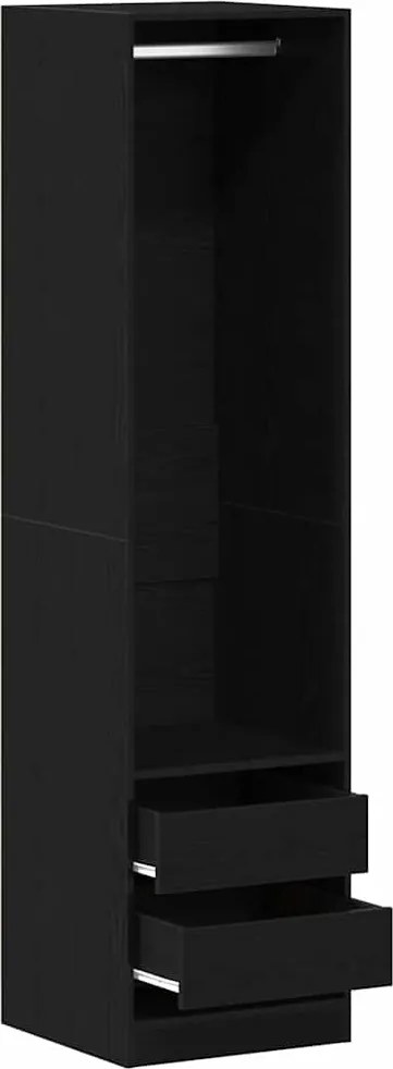 Šatní skříň Černý dub 50 x 50 x 200 cm Kompozitní dřevo 3329300