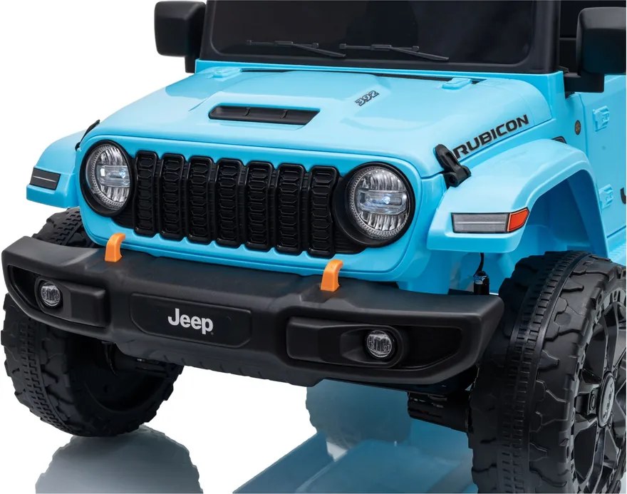 LEAN CARS Akumulátorové autíčko Jeep Rubicon DK-JWR558 24 V, světle modré