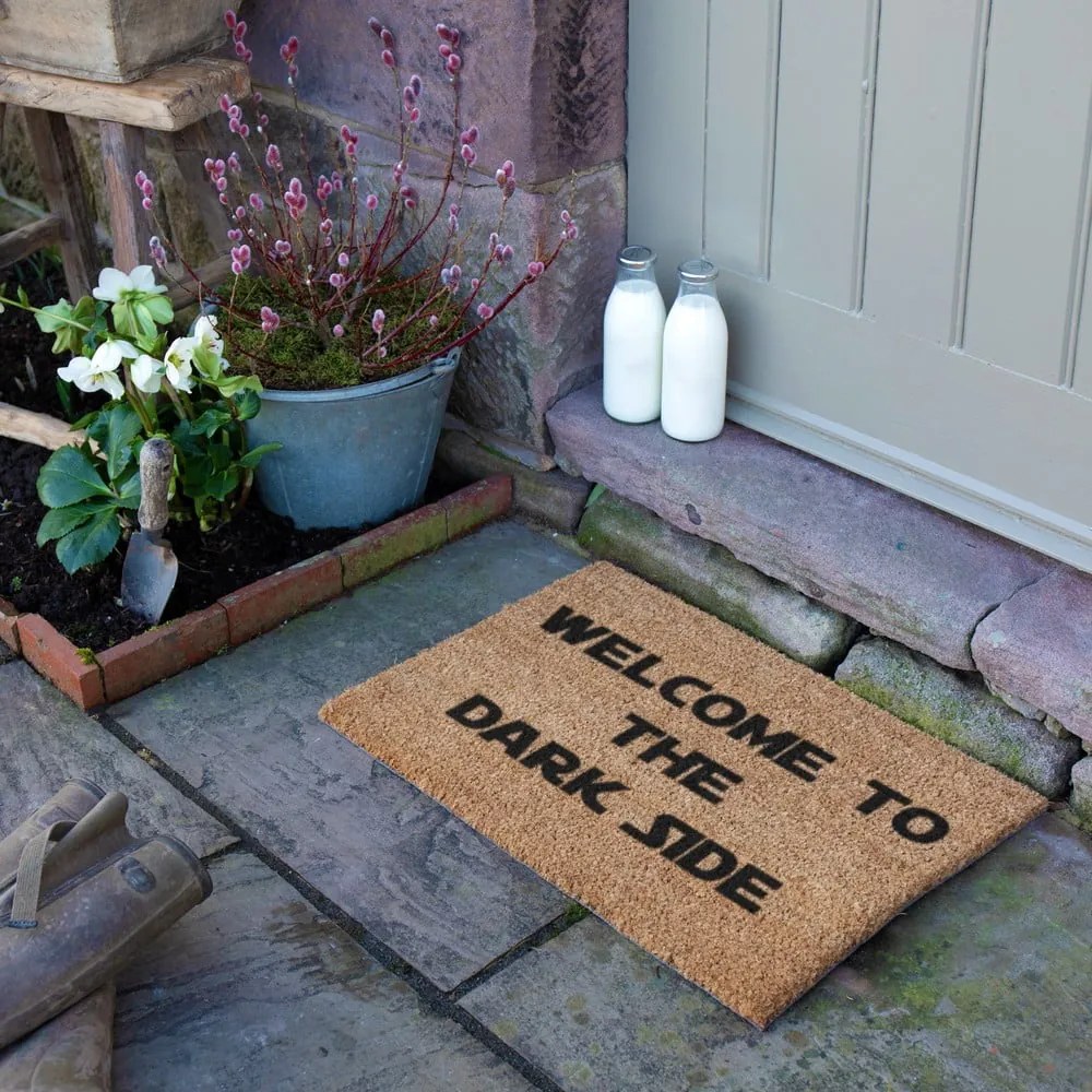 Rohožka z kokosového vlákna 40x60 cm Welcome to the Darkside – Artsy Doormats