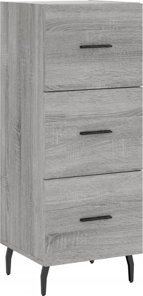 Skříň highboard šedá sonoma 34,5 x 34 x 180 cm kompozitní dřevo 3200215