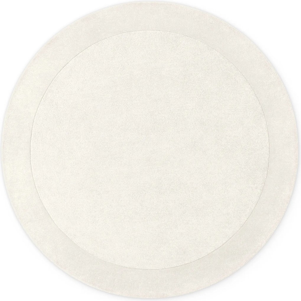 Villeroy & Boch Kusový koberec Kivi 106281 Cream kruh, 200x200 (průměr) kruh, bílá, ložnice