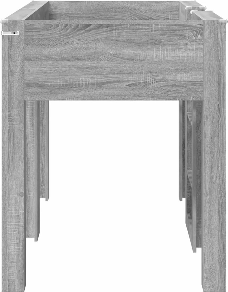 Patrová postel pro děti Šedá Sonoma 75 x 190 cm 3410472
