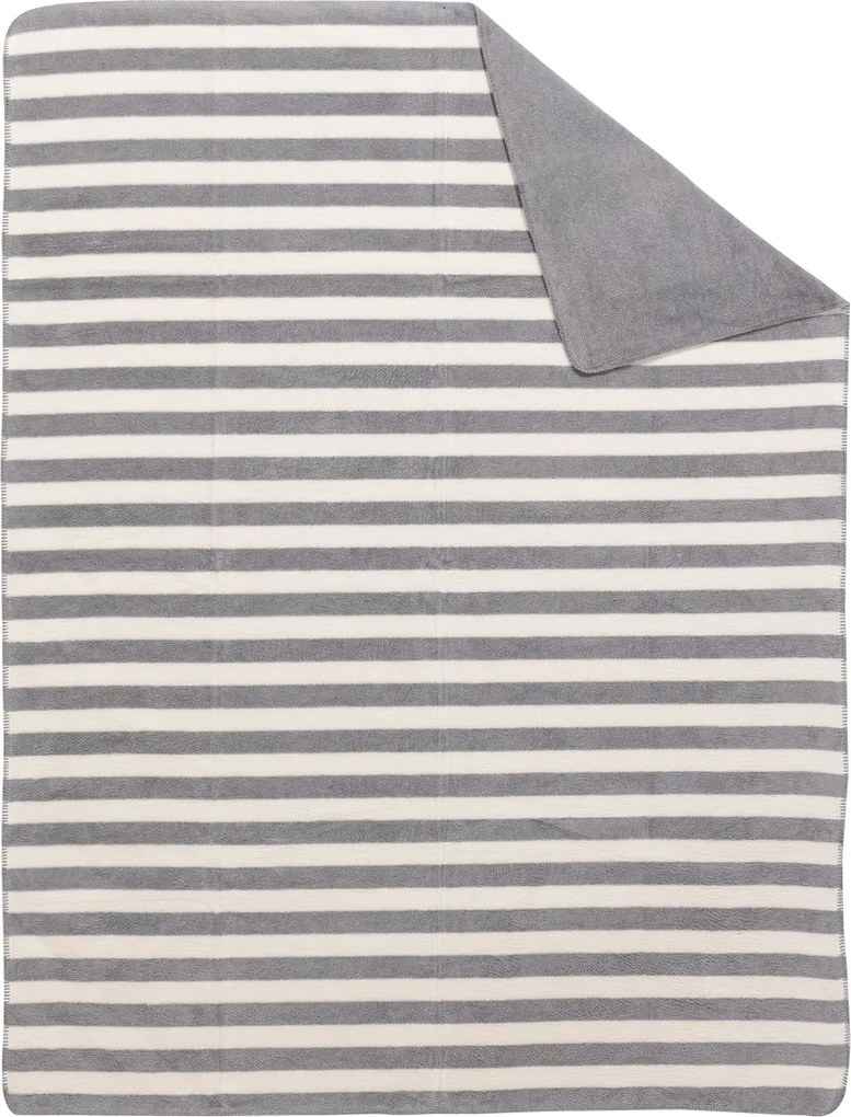 Deka Cotton Cloud 150x200cm Gray Stripes
