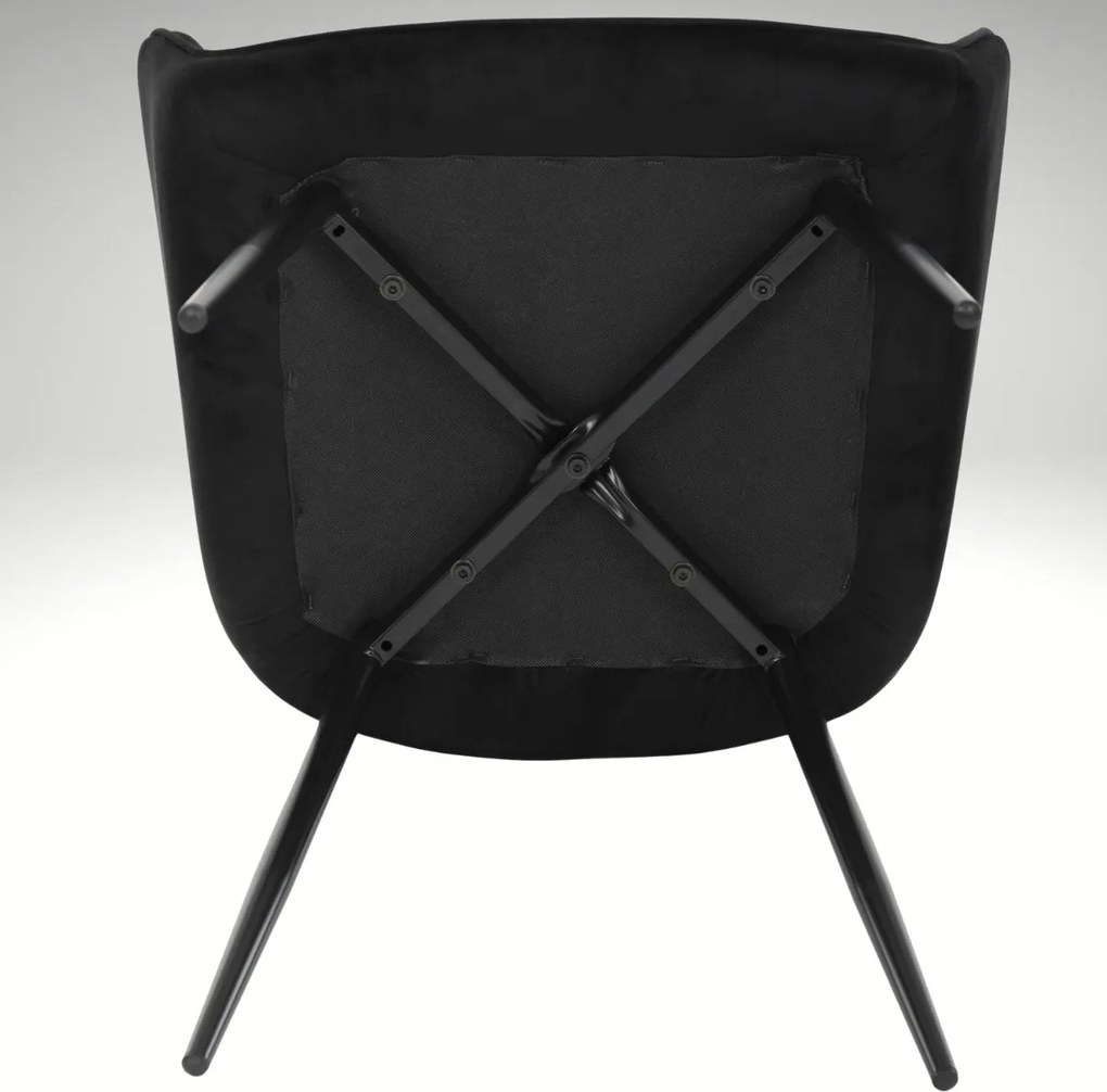 Vikio Jídelní set pro 6 osob 180x90 cm dub noha U černá židle s područkami VJS168-6C