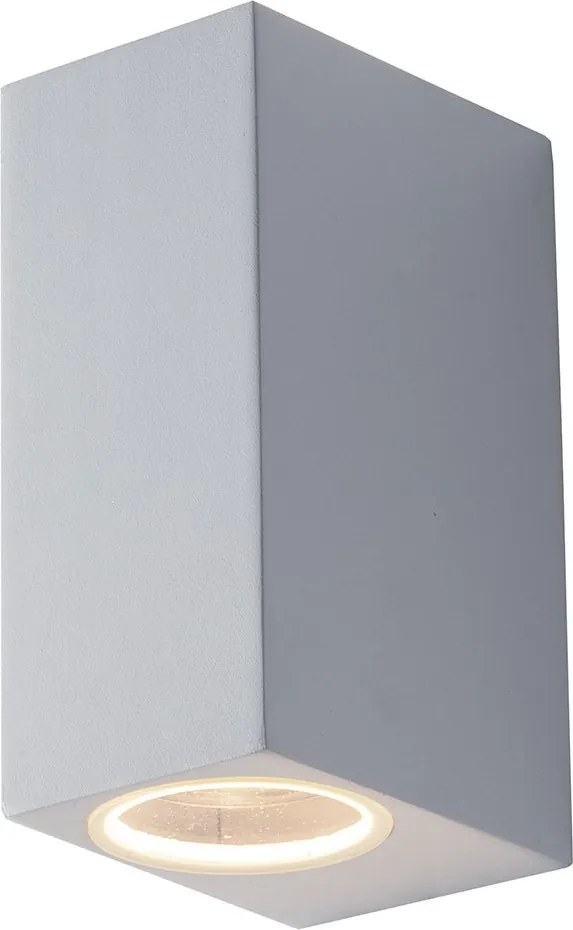 FAN I-QUBO-AP2 BCO Venkovní nástěnné svítidlo Qubo bílé, 2xGU10, IP54, 15,1 x 9,3 x 6,7 cm - FANEUROPE