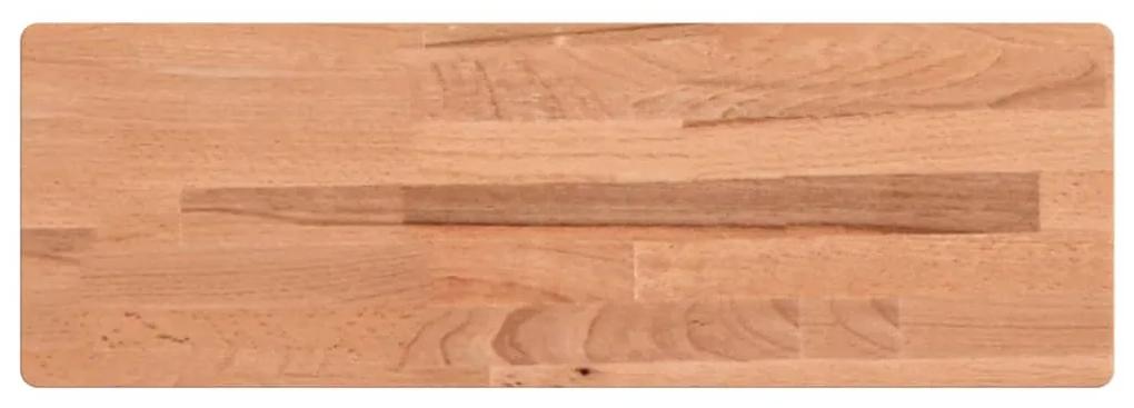vidaXL Nástěnná police 60 x 20 x 2,5 cm masivní bukové dřevo