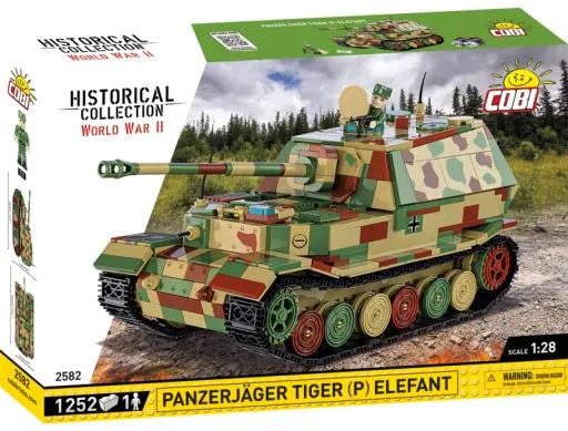 COBI 2582 II WW Panzerjager Tiger (P) Elefant, 1:28, 1252 kostek
