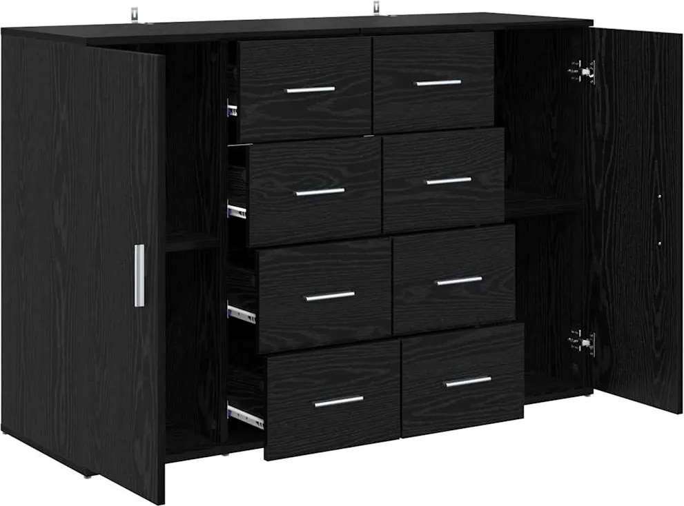 Konzole CORONA 2 ks Černý dub 59 x 39 x 80 cm Kompozitní dřevo 3402808