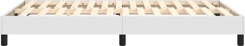 Rám postele s boxspringem bílý 120 x 200 cm umělá kůže 3120689