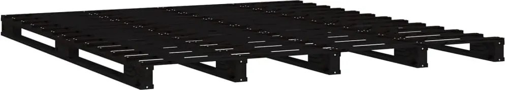 vidaXL Postel z palet 120 x 200 cm masivní borové dřevo [821389] Barva: Šedá