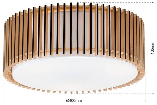 Orion - Stropní svítidlo TARTA 3xE27/40W/230V pr. 40 cm béžová