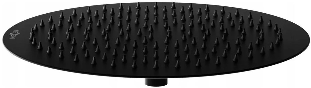 Mexen X sprchový set , horní hlavice oval 25cm, 3/4", černá, 79392-70