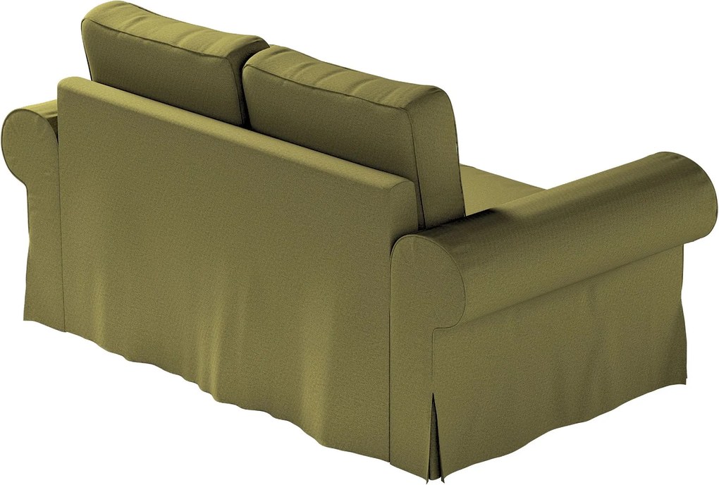 Potah na pohovku IKEA Backabro 2-místná, rozkládací barva zelená látka pletený vzor
