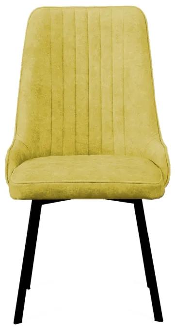 DOLMAR SEDAČKY Jídelní židle - KR-6, různé tkaniny a barvy na výběr Čalounění: šedá (Uttario Velvet 2972)