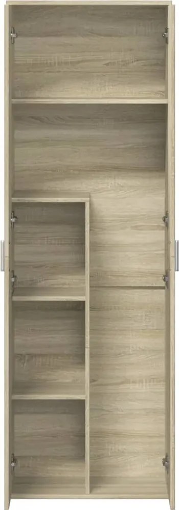 Skříň highboard dub sonoma 60 x 35 x 180 cm kompozitní dřevo 3276667