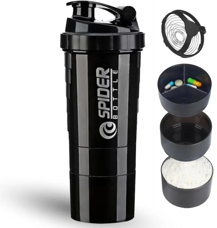 Flamenco Mystique Twist Off sportovní šejkr 500ML s sítkem na proteinové nápoje BD55CZ