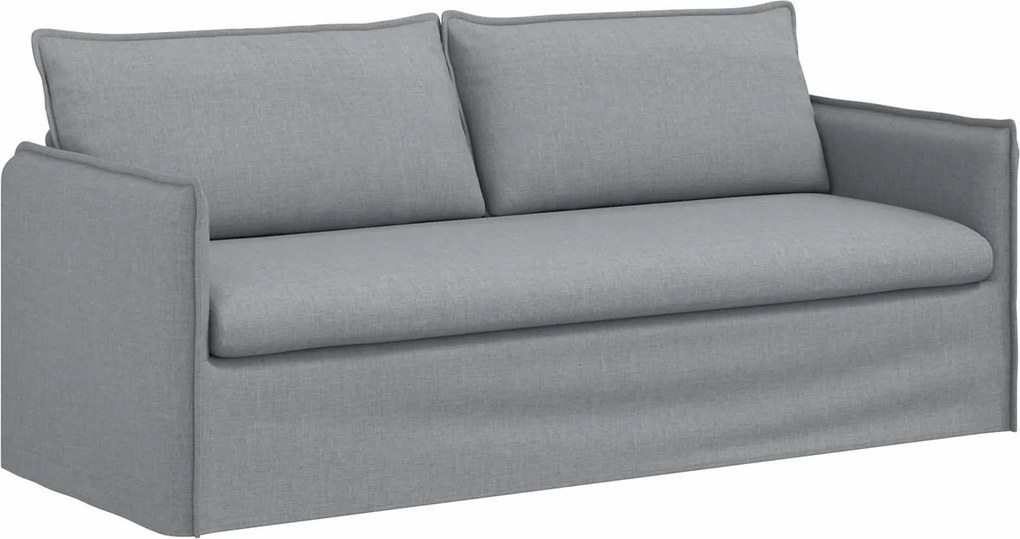 Set pohovek 2 ks Světle šedá Textil 3407611