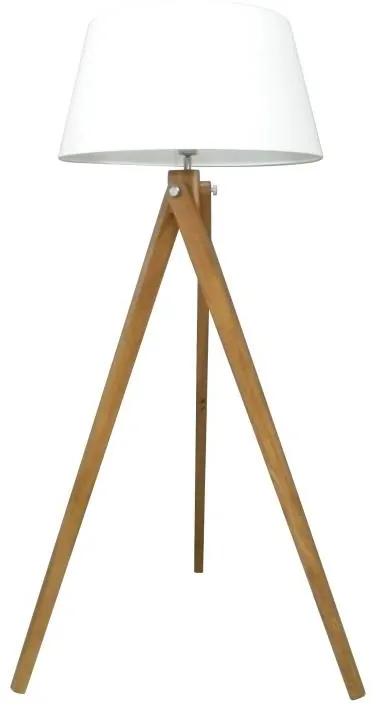 Designová stojanová lampa Dawson, 155 cm, bílá
