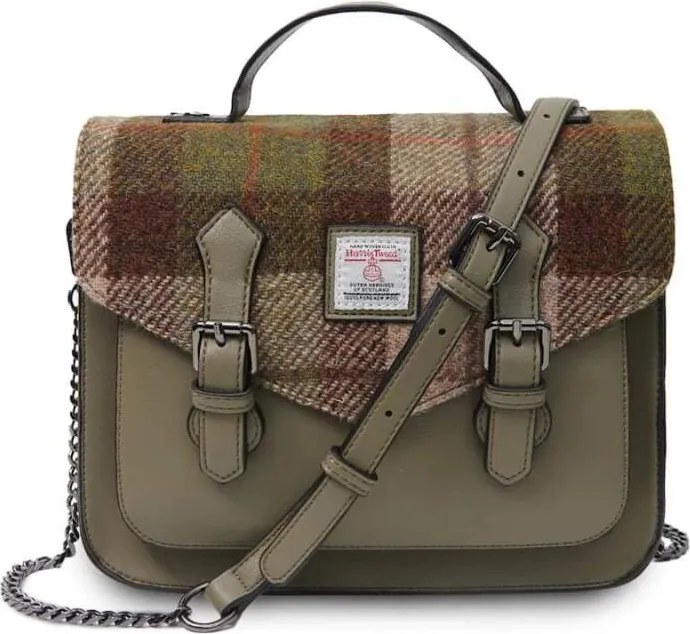 Kabelka The Medium Calton Satchel Chestnut Tartan - Islander