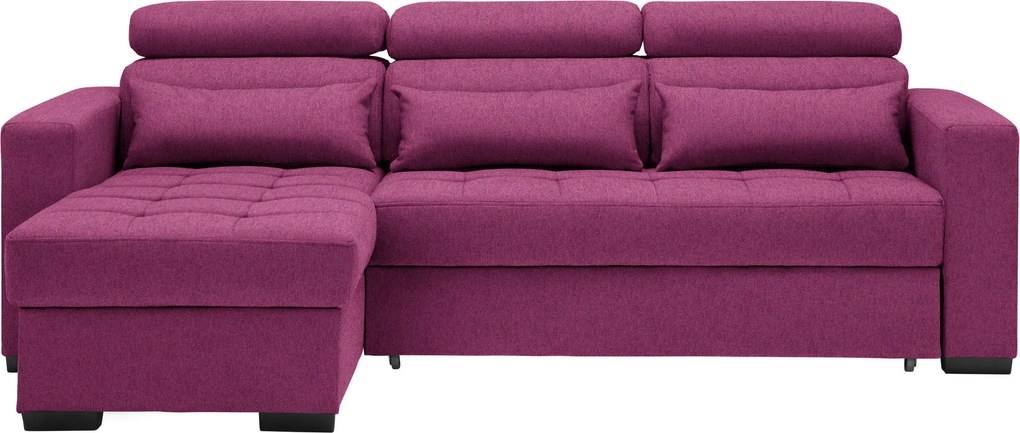 XXXLutz ROHOVÁ SEDAČKA, textil, bobulová Carryhome - Sedací soupravy - 000812006306