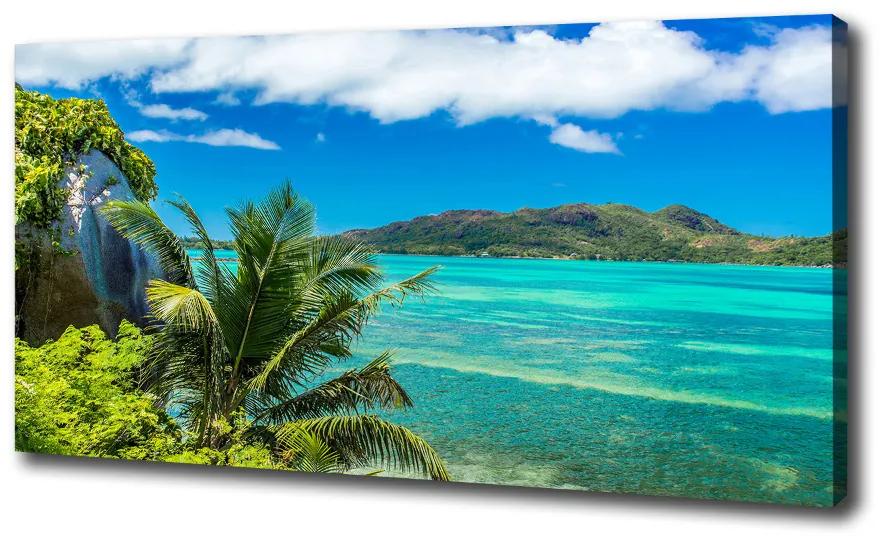 Wallmuralia Foto obraz canvas Pobřeží Seychely 100x50