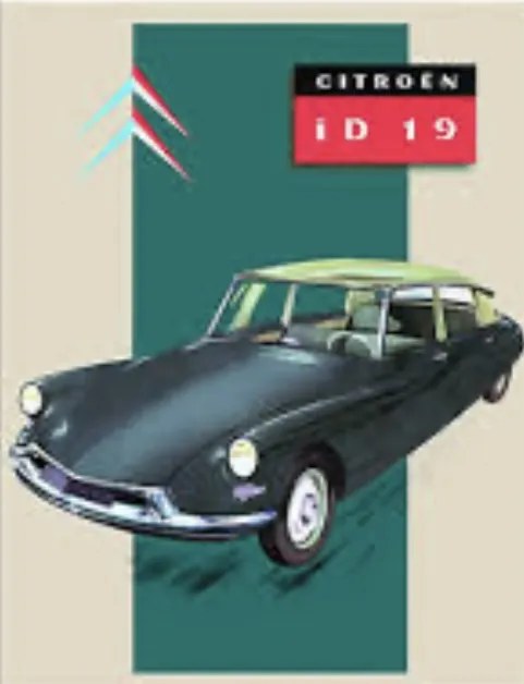 Plechová cedule Citroen ID 19