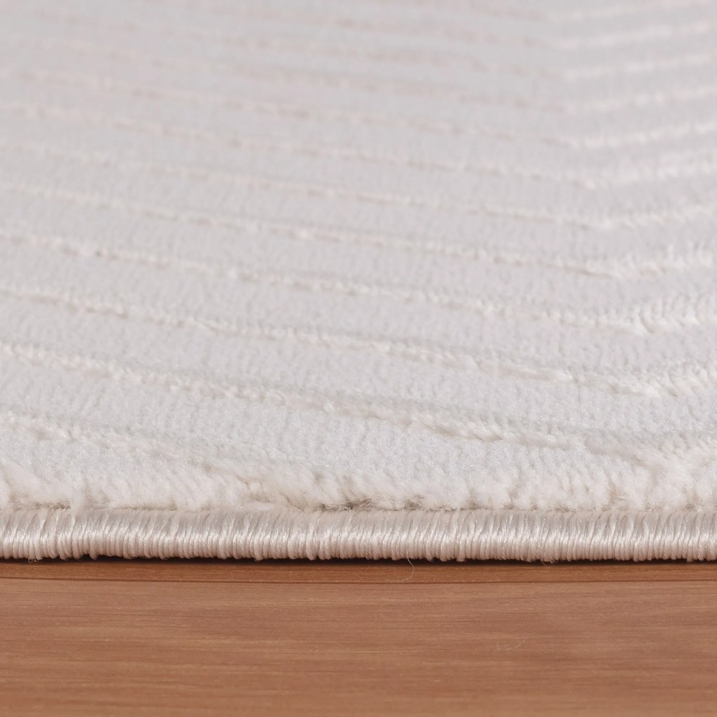 Ayyildiz, Kusový koberec Sahara 1115 Cream, 280x370, bílá, obývací pokoj