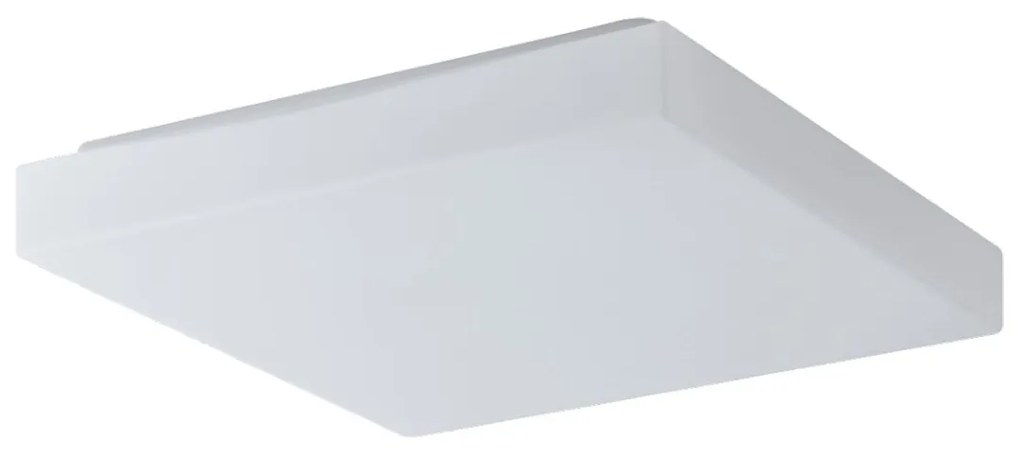 Osmont Libra 2, stropní čtvercové svítidlo ze skla, 27W LED 3000K, 42x42cm, IP44