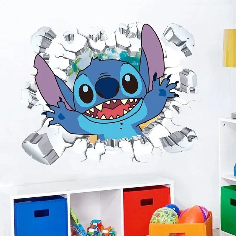Samolepka na zeď Stitch 50x40 cm