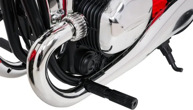 Elektrická motorka BMW R18 červená