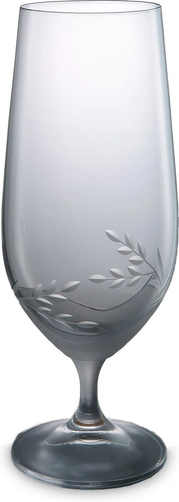 Set 6 skleniček Bohemia Crystal Glass na pivo CAROLINE 380ml, 6ks